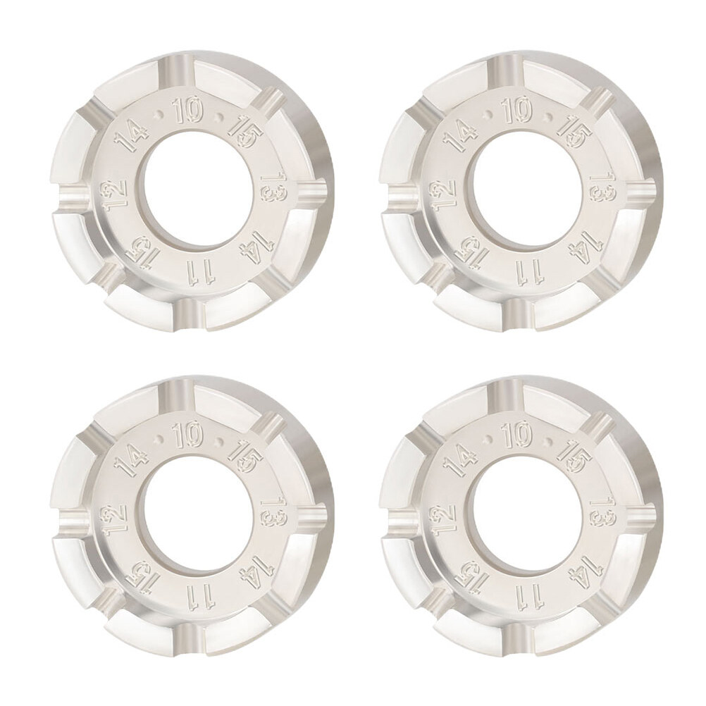 Raindrops 4 Pcs Spoke Wrench Professional Bike Spokes Repair Kit Silver ...