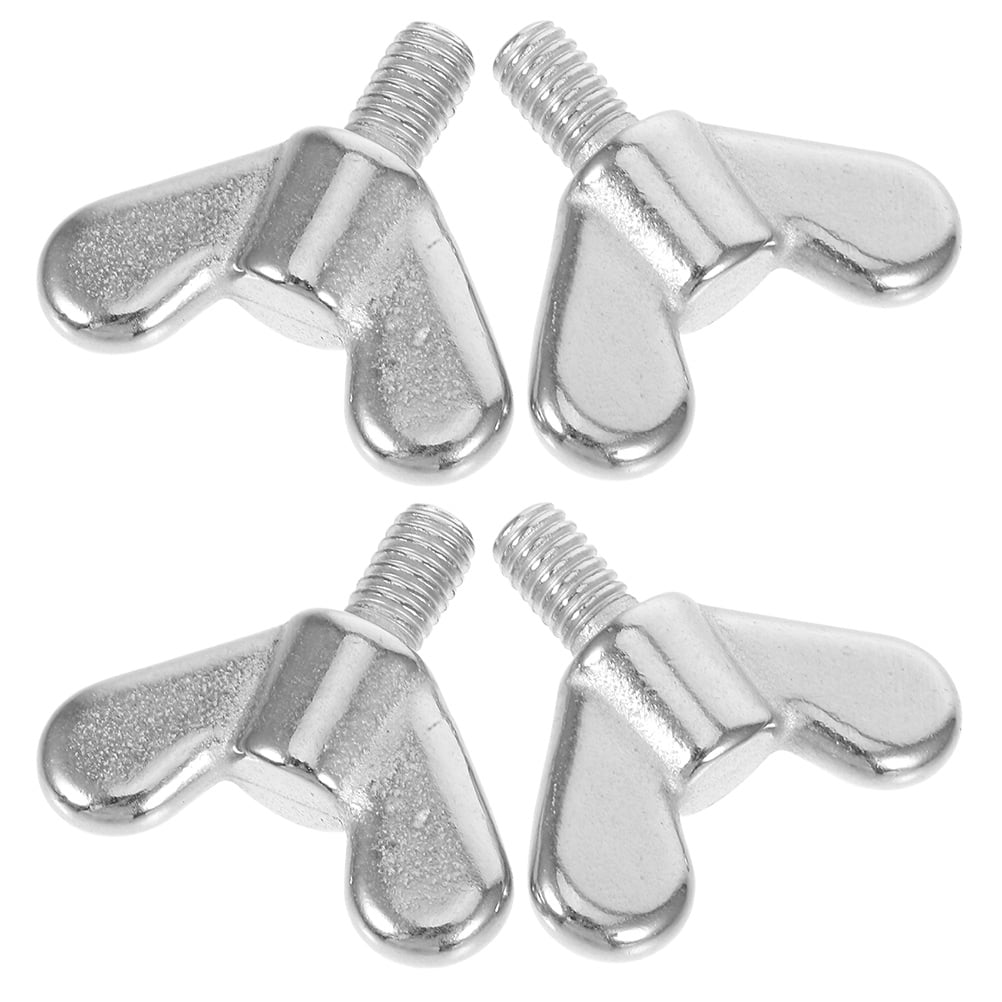 Raindrops 4 Pcs Stainless Steel Butterfly Screws Bolts Wing Bolt ...
