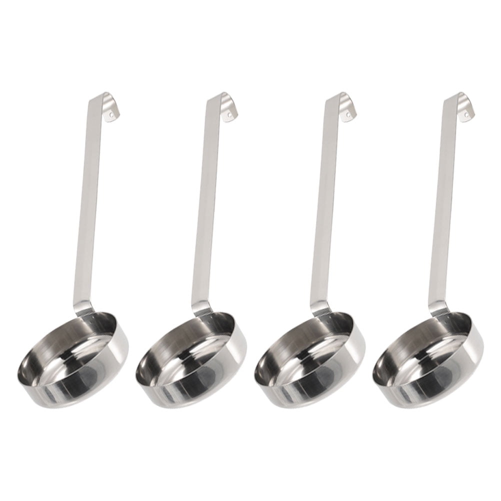 Raindrops 4 Pcs Stainless Steel Ladle For Pizza Sauce And Soup Serving ...