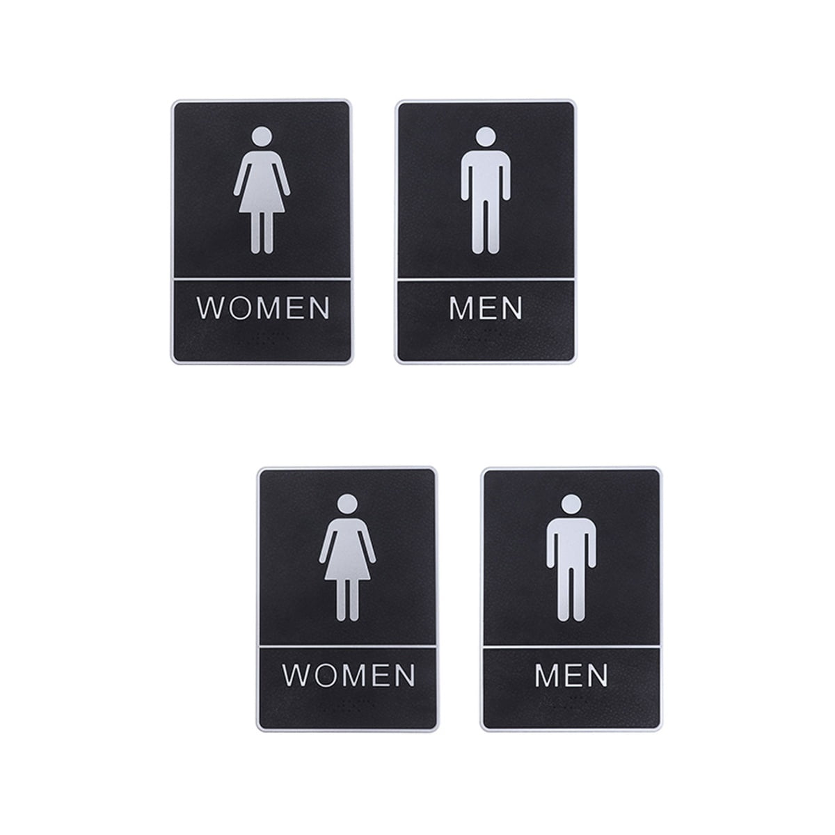 Raindrops 4 Pcs Toilet Sticker Toilet Entrance Sign Door Stickers WC ...