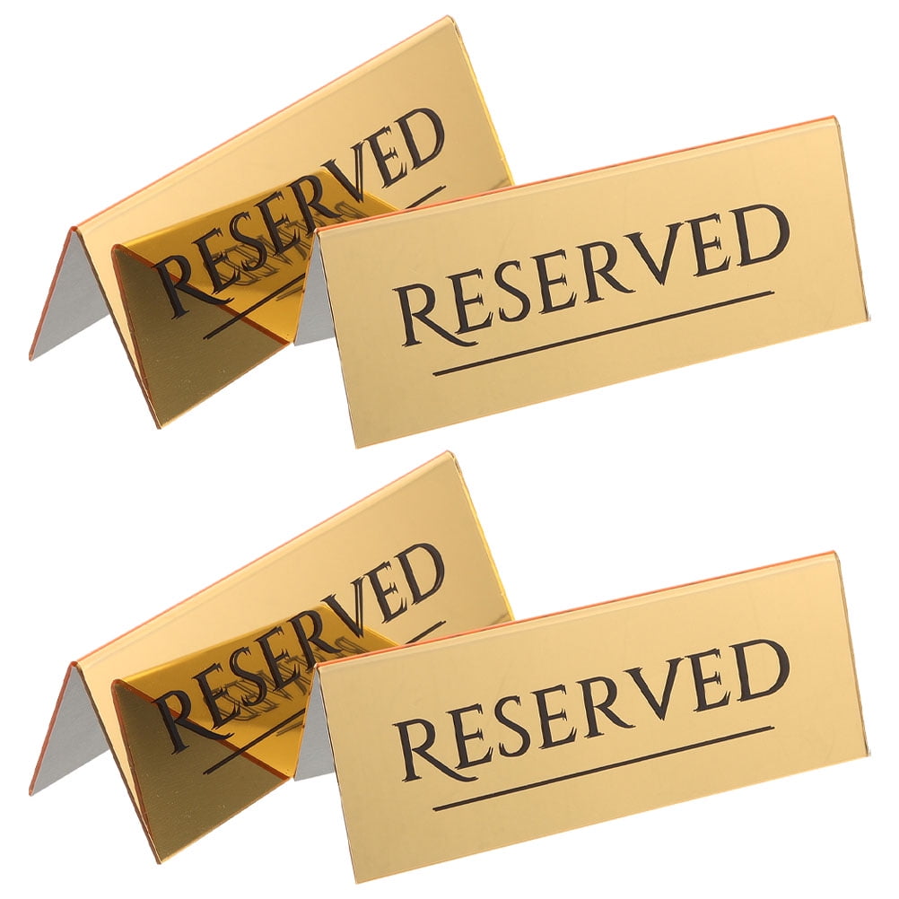 Raindrops 4 Pcs Welcome to Our Wedding Sign Table Signs for Seat Plate ...