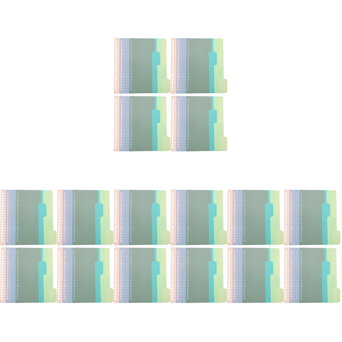 Raindrops 4 Pieces Dividing Page Tags Labels Divider Tab Dividers Tabs ...