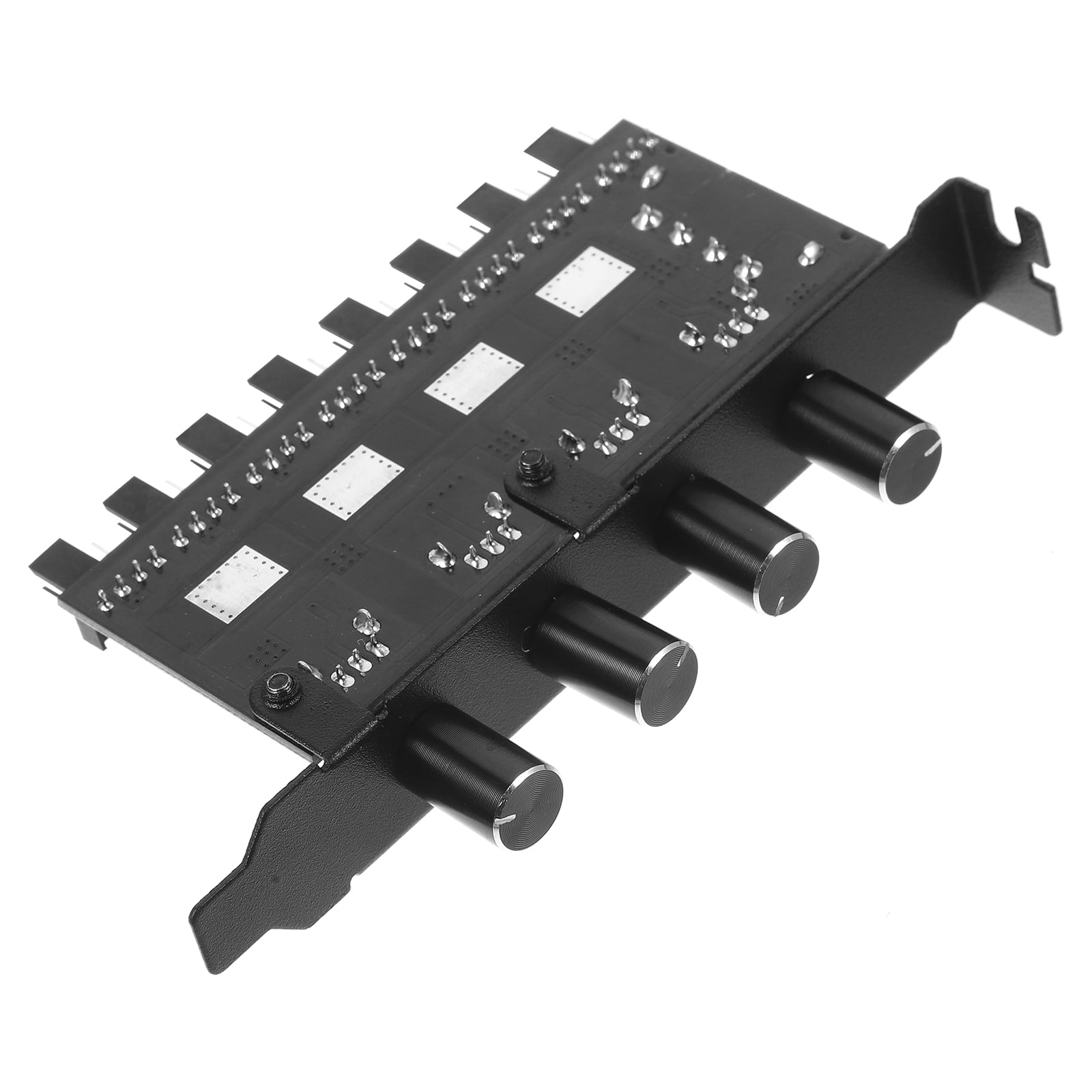 Raindrops 4 Pin Port Computer Fan Hub Extension Adapter Cooling ...