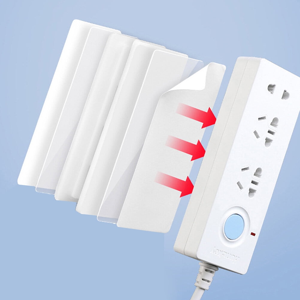 Raindrops 4 Set Power Strip Holder Seamless Punch- Wall-mounted Hook ...