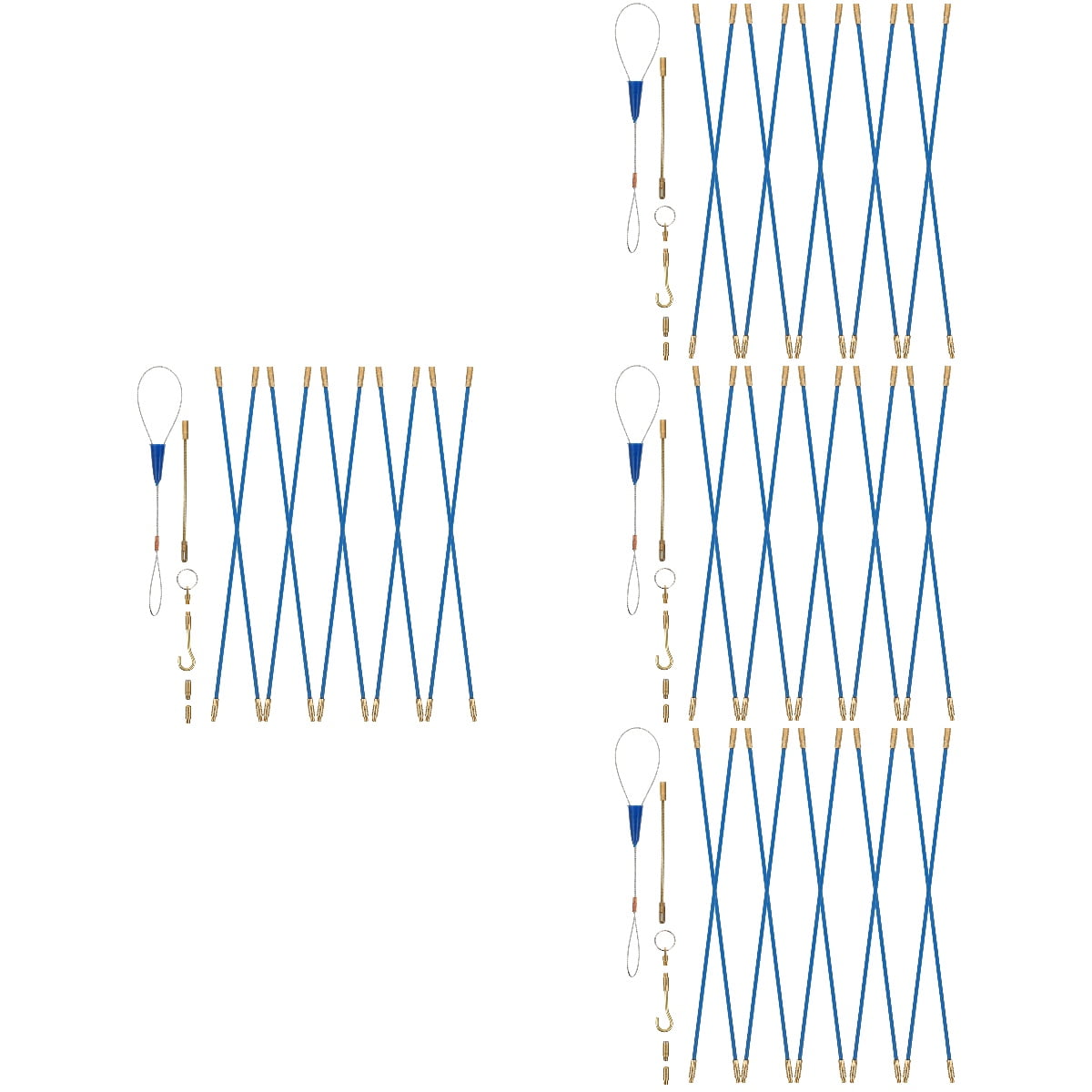 Raindrops 4 Sets Cable Puller For Electrical Cable Fish Stick Coaxial ...