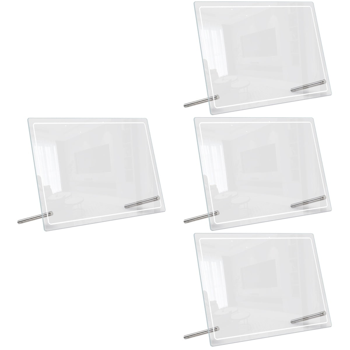 Raindrops 4 Sets Clear Acrylic Board Dry Erase Board Writing Board ...