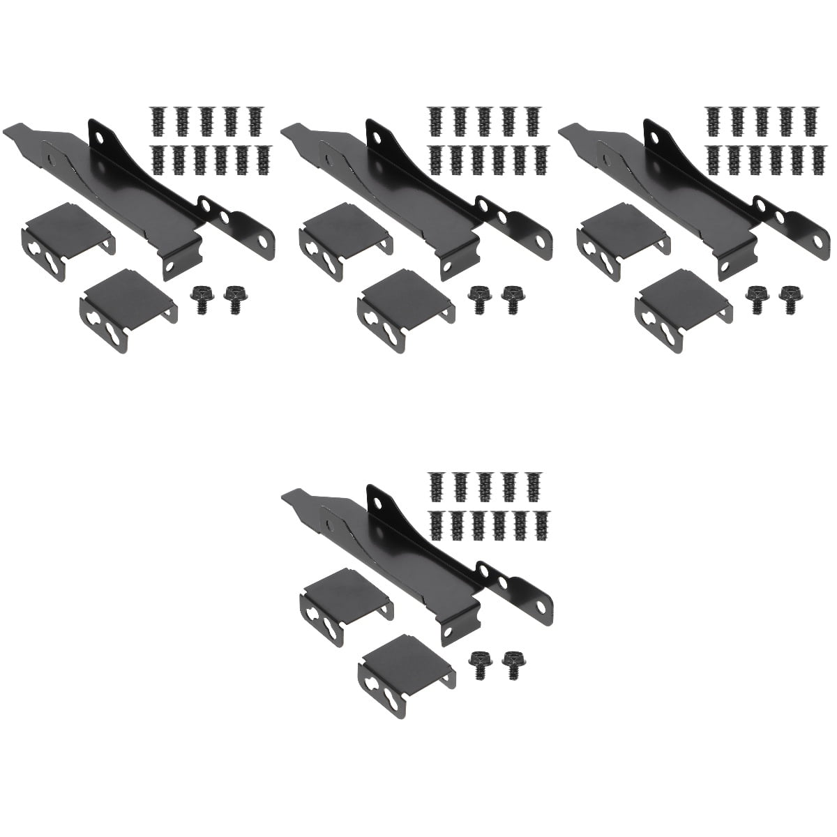 Raindrops 4 Sets Dual Fan Mount Racks PCI Slot Bracket for Computer ...