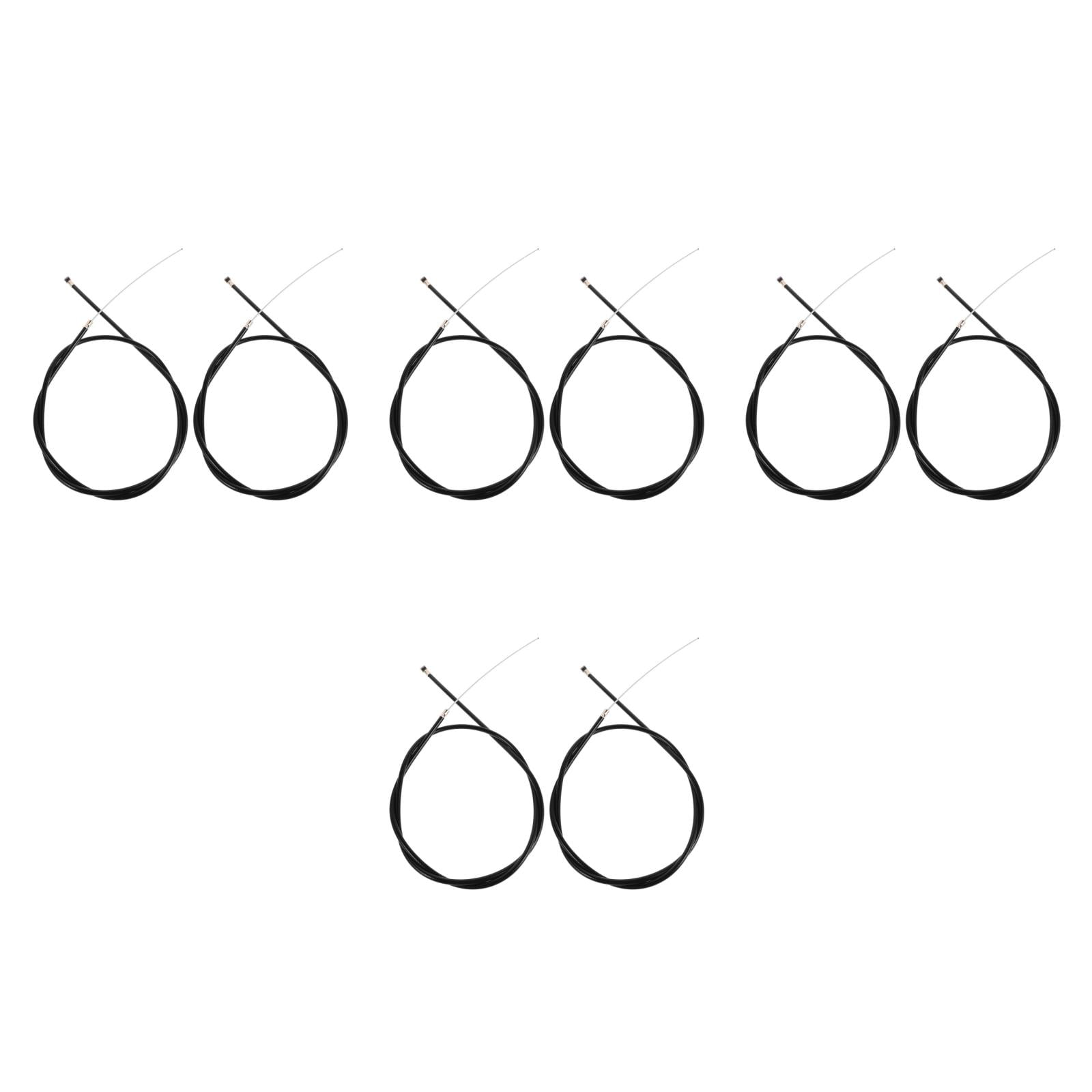 Raindrops Electric Scooter Brake Cables 4Sets Black Steel Zinc Alloy ...