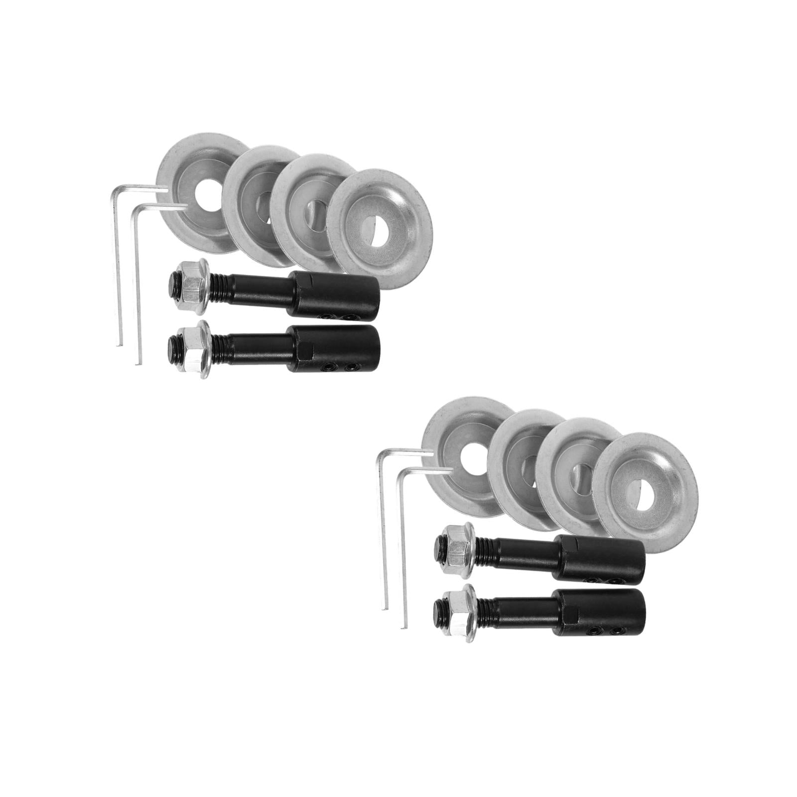 Raindrops 4 Sets Grinding Wheel Attachment Arbor Shaft Bench Grinder ...