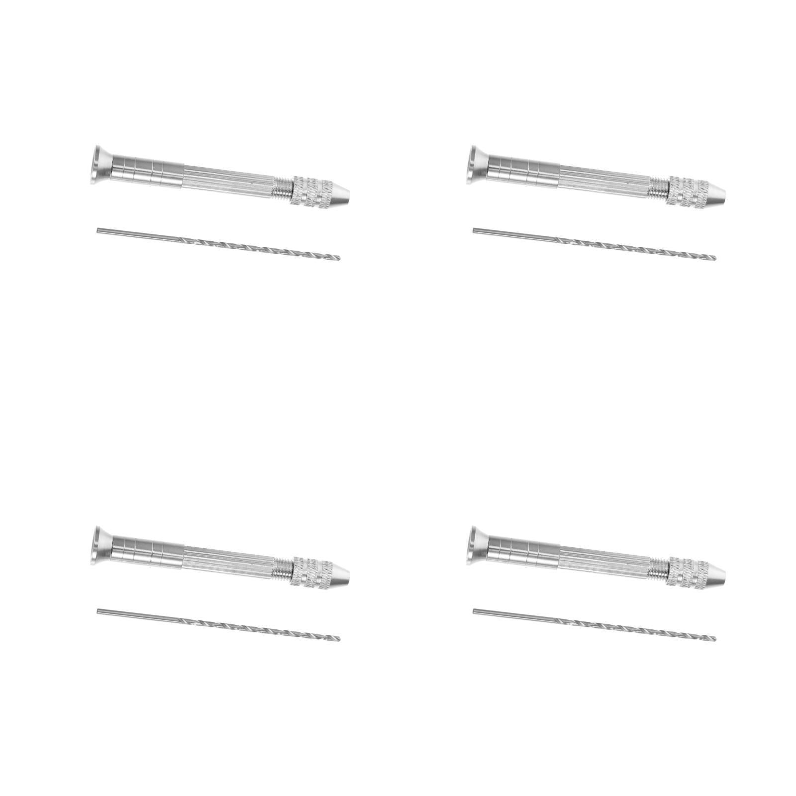 Raindrops 4 Sets Hand Drill Replacement Pin Vise Copper Hand Drill Set ...