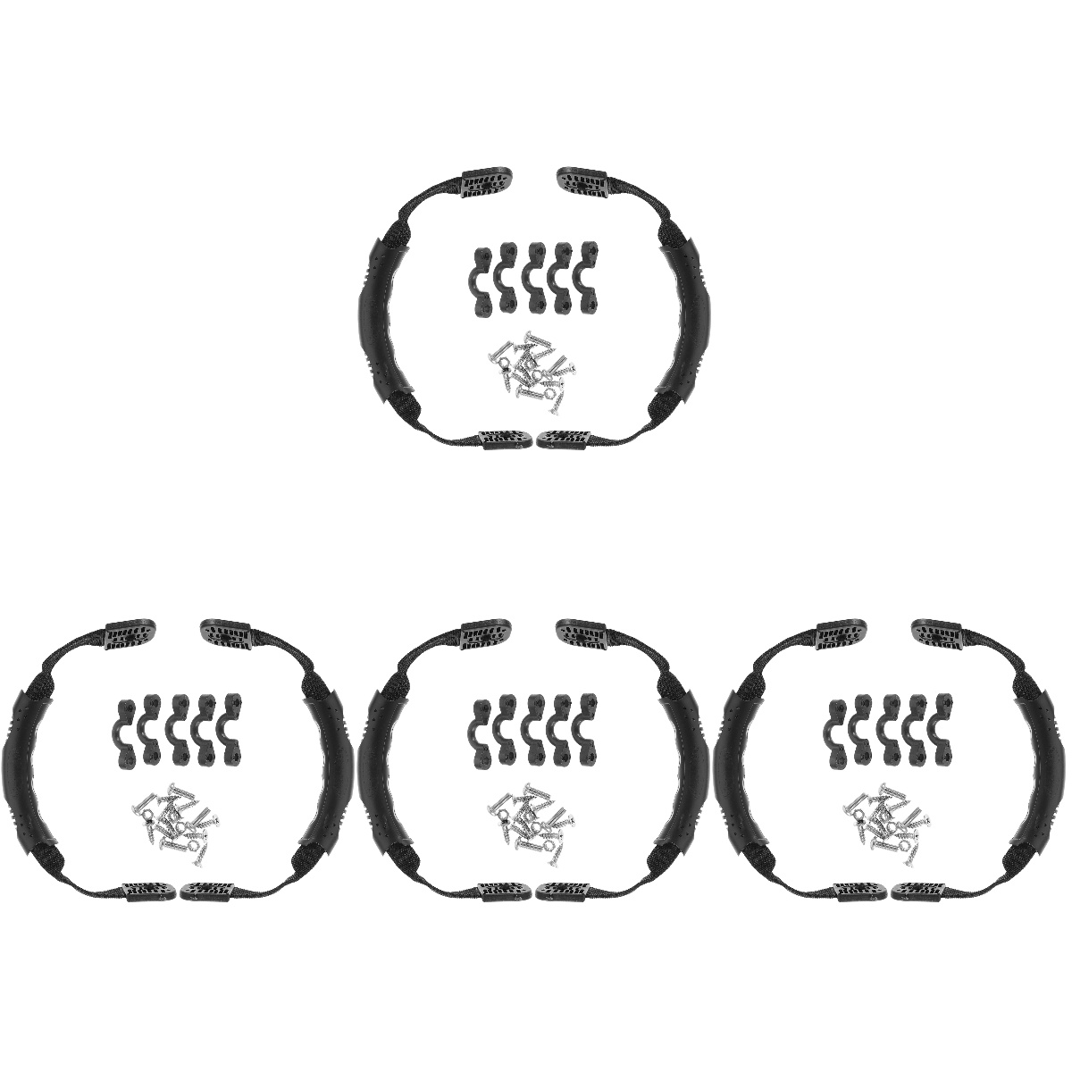 Raindrops 4 Sets Kayaking Buckle Kayak Pulling Handle Kit Canoe Buckle ...