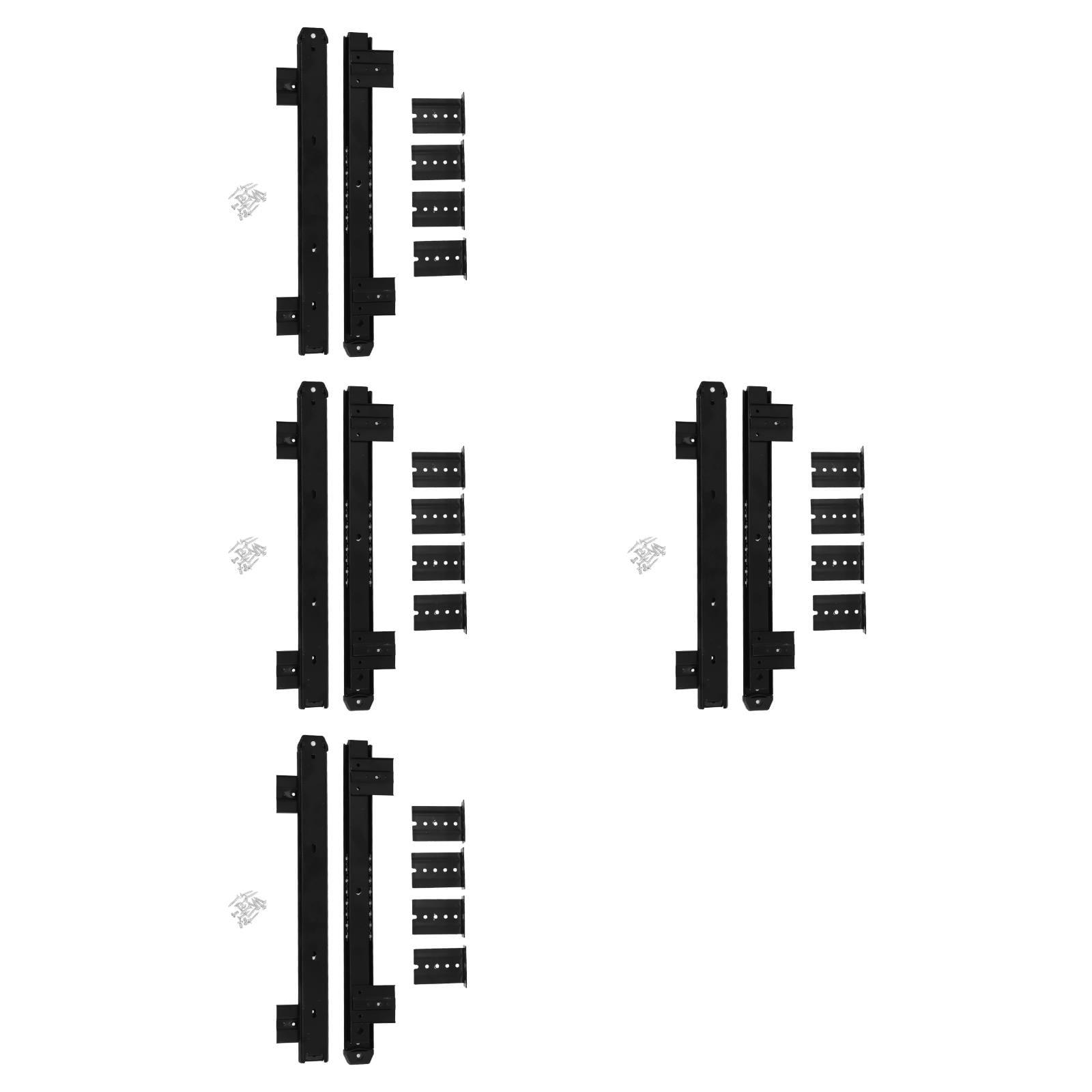 Raindrops 4 Sets Keyboard Tray Slide Drawer Rail Cabinet Glide And ...