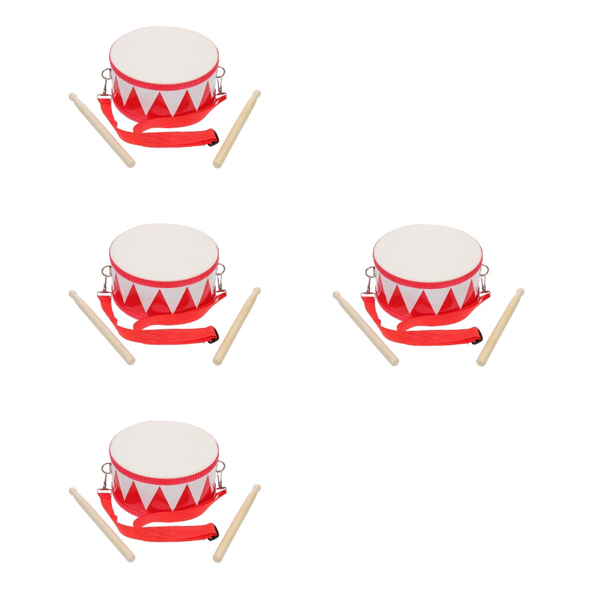 Raindrops 4 Sets Kids Drum Percussion Instrument Snare Drum Toy ...