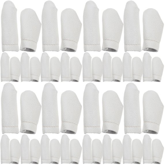 USHOBE Leather Finger Cover 4 Set For Cross Stitch And Quilting 7 9 In ...