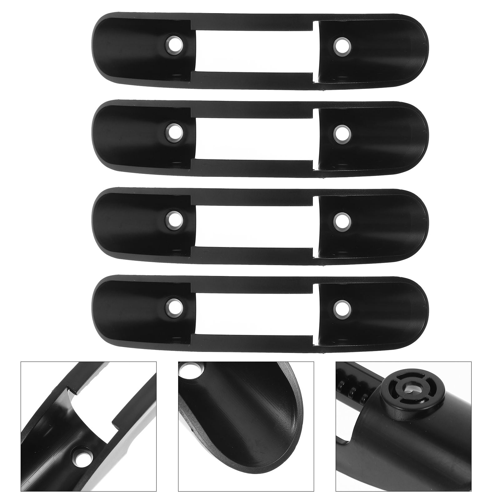 Raindrops 4 Sets Paddle Clamp with Screw Outdoor Kayak Cup Holder Clip ...