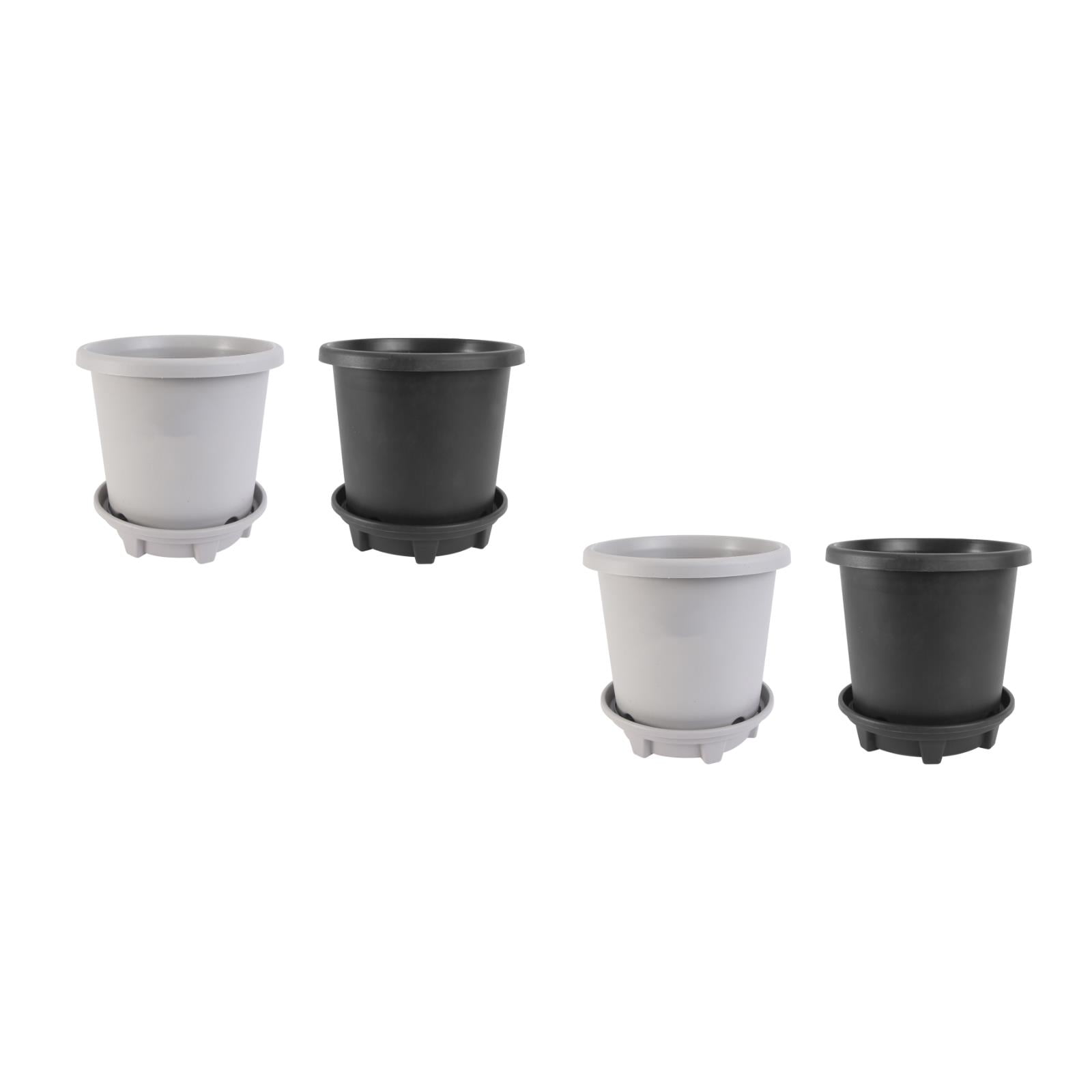 Raindrops 4 Sets Plastic Root Control Pot Rounded Flower Pots Practical ...