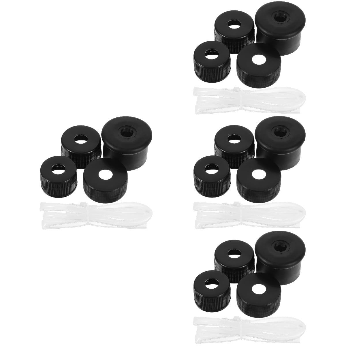 Raindrops 4 Sets Sink Soap Dispenser Extension Tube Sink Soap Container ...