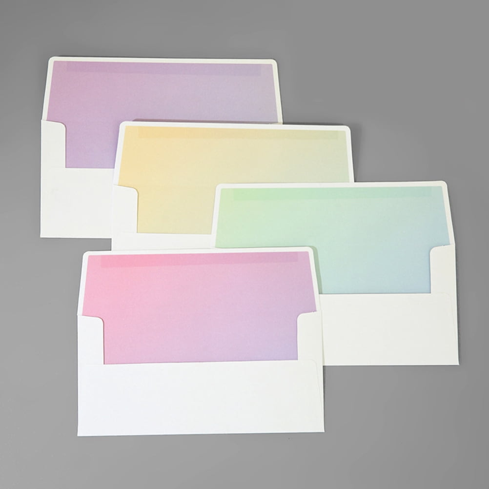 Raindrops Assorted Color Gradient Envelopes and Writing Paper Set ...