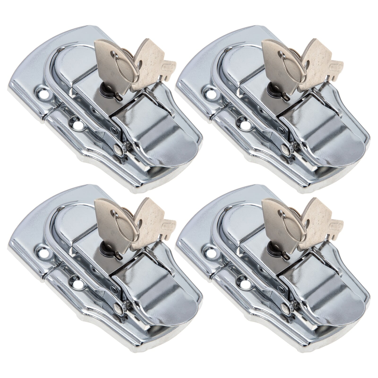 4 Sets Tool Box Lock with Key Latch Buckle Tool Box Hardware - Walmart.com