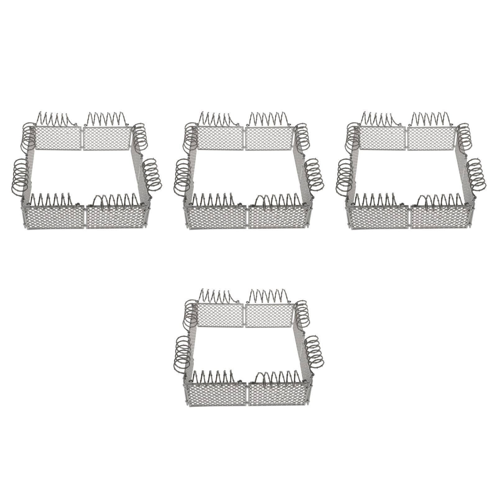 Raindrops 4 Sets Of Versatile Diy Miniature Fence For Prison Scene ...