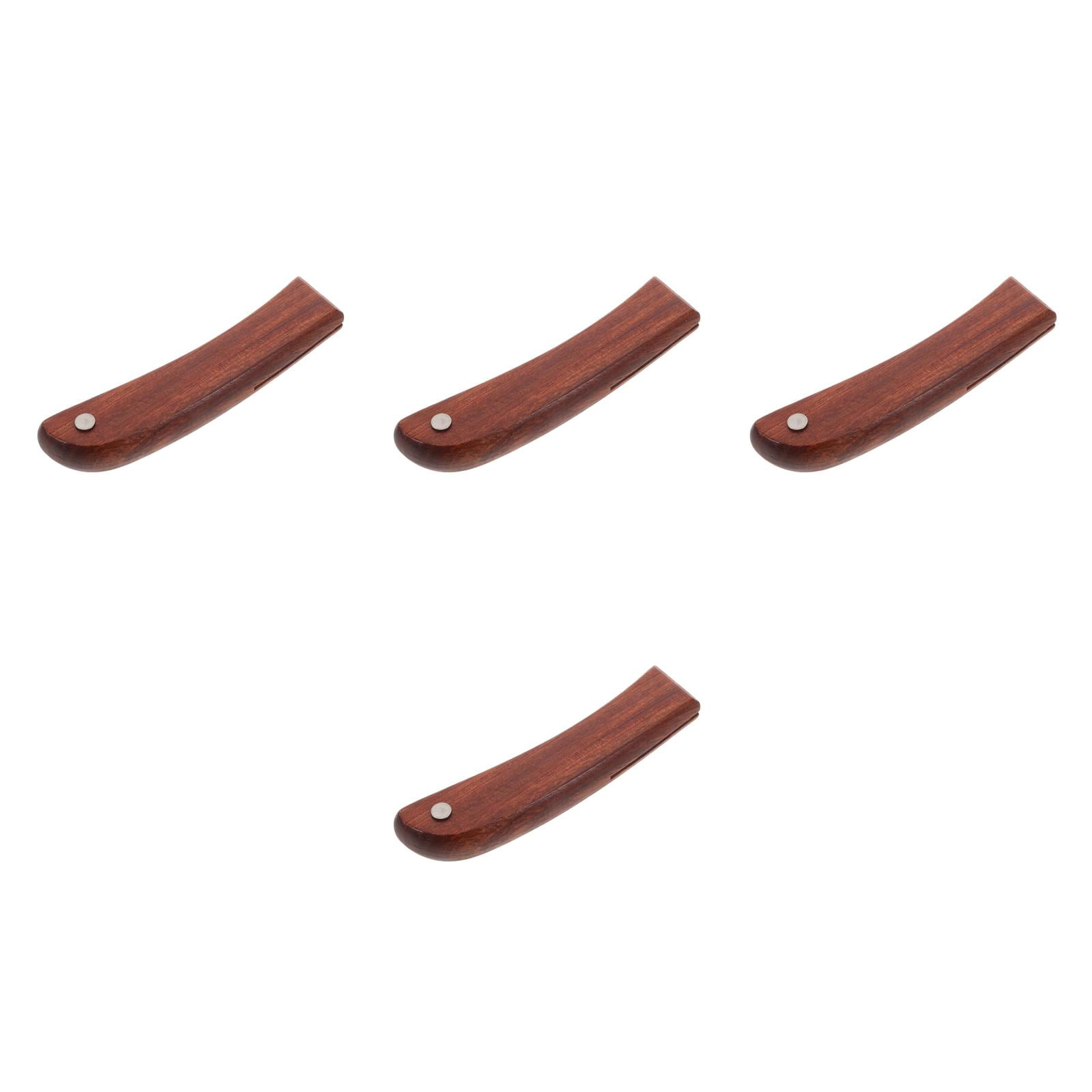Raindrops Raindrops 4 Sets Wooden Cutter Grip Handle with Screw for ...