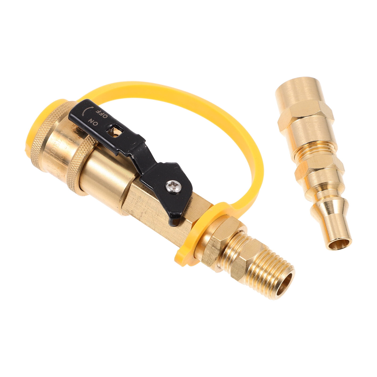 Raindrops 4 Sets of Gas Tank Nozzles Connector Propane Adapter Brass ...