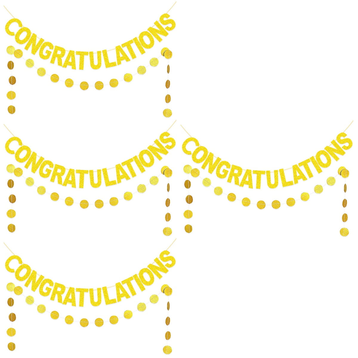 Raindrops 4 Sets of Graduation Banner Grads Banner Decoration ...