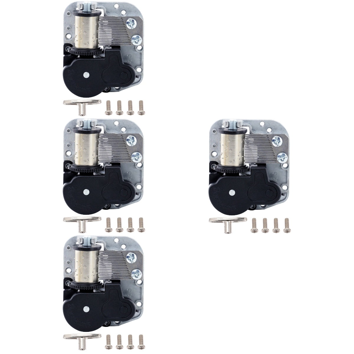 Raindrops 4 Sets of Musical Mechanism Movement DIY Music Box ...