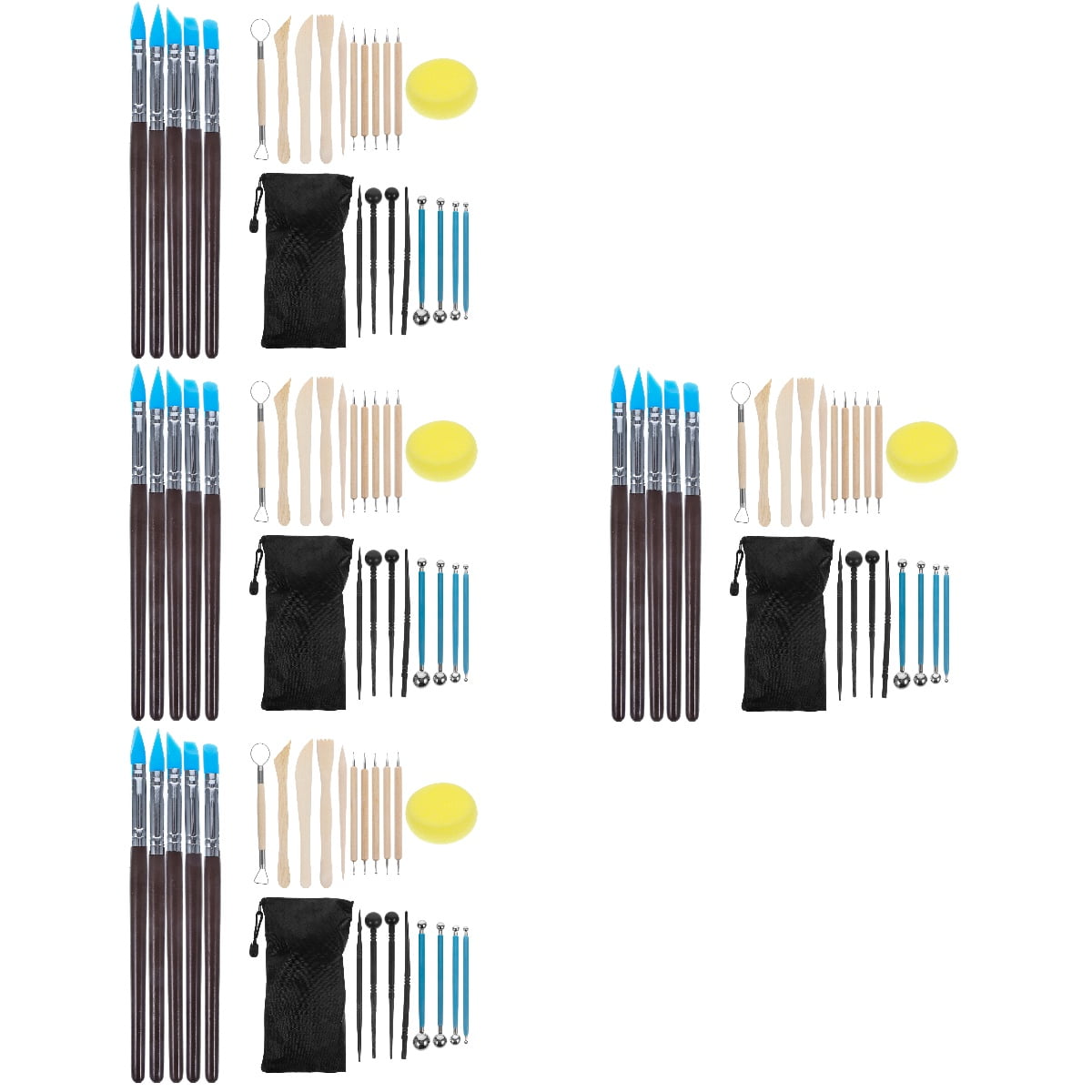 Nestingho Clay Sculpting Tools Acrylic Pottery Supplies Beginners 4 ...