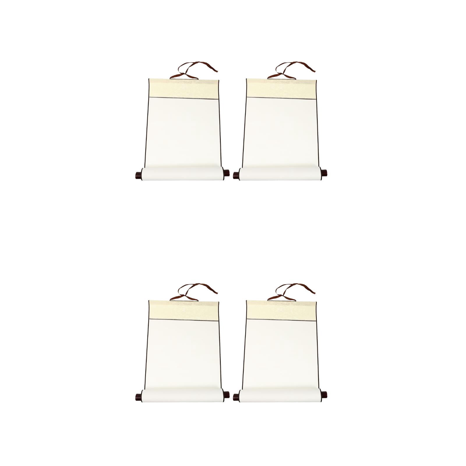 Raindrops 4 pcs Blank Chinese Scroll Paper Painting Scroll Chinese ...