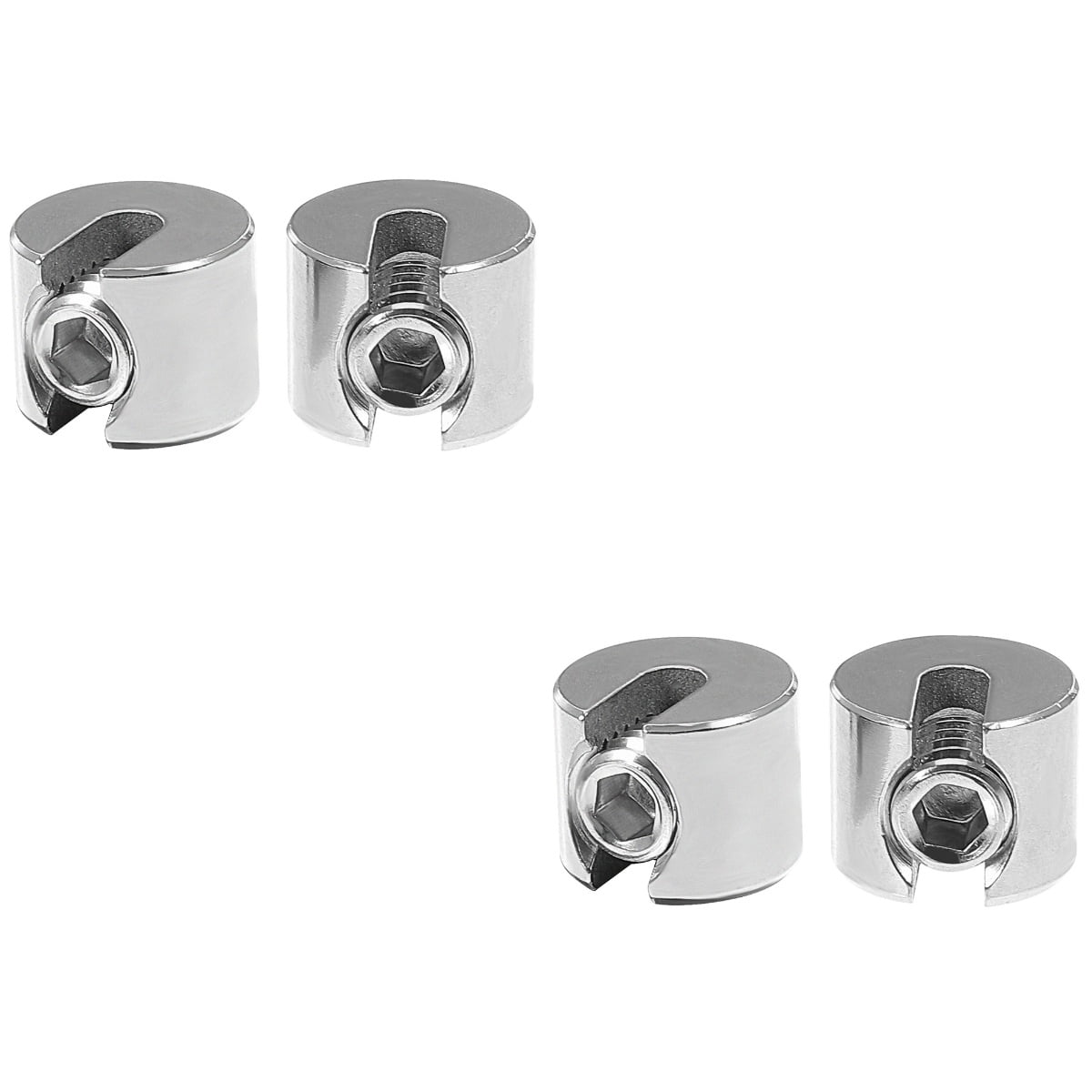 Raindrops 4 pcs Cable Clamp Wire Fastener M4x2 Fastener Stainless Steel ...