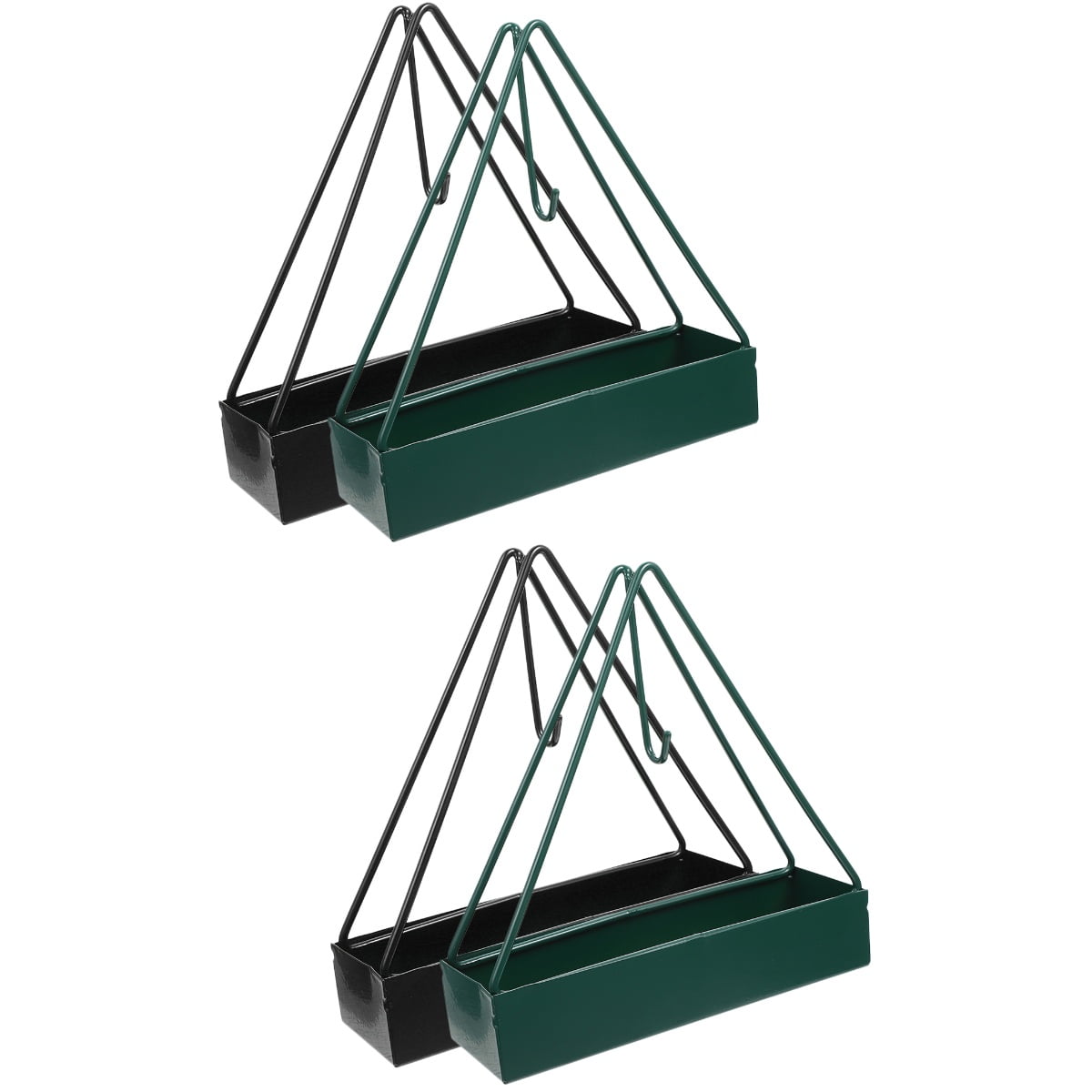 Raindrops 4 pcs Coil Burner Hanging Coil Holder Iron Triangle Incense ...