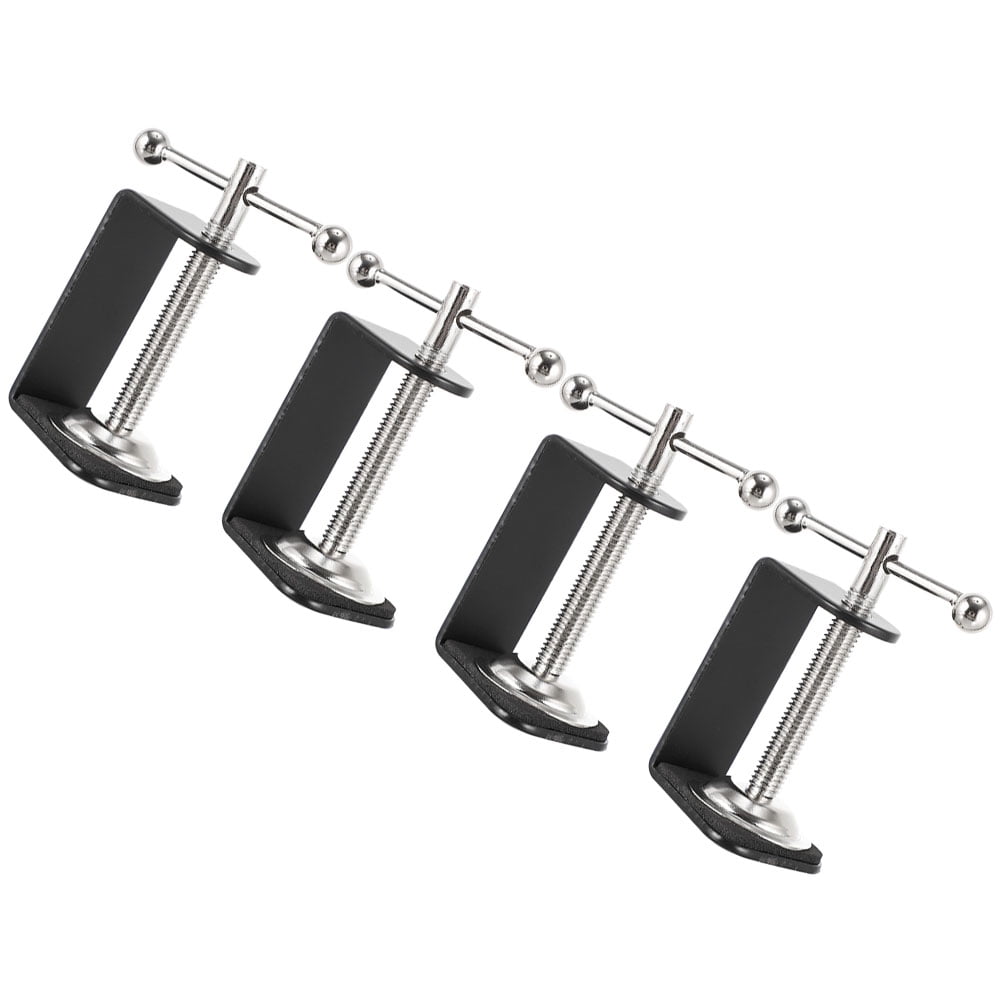 Raindrops 4 pcs Desk Clamps Table Mounting Clamps Universal Desktop ...