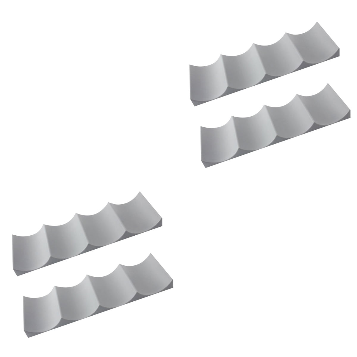 Raindrops 4 pcs European Style Wine Rack Plastic Wine Bottle Display ...