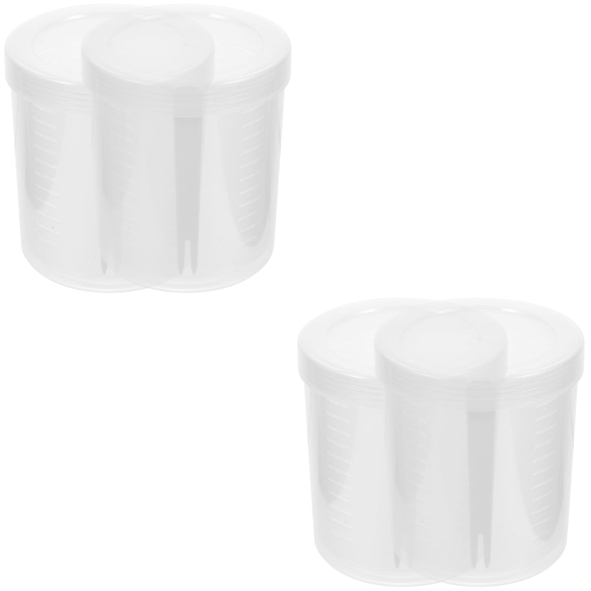 Raindrops 4 pcs Fruit Draining Boxes With Fork Food Containers Food ...