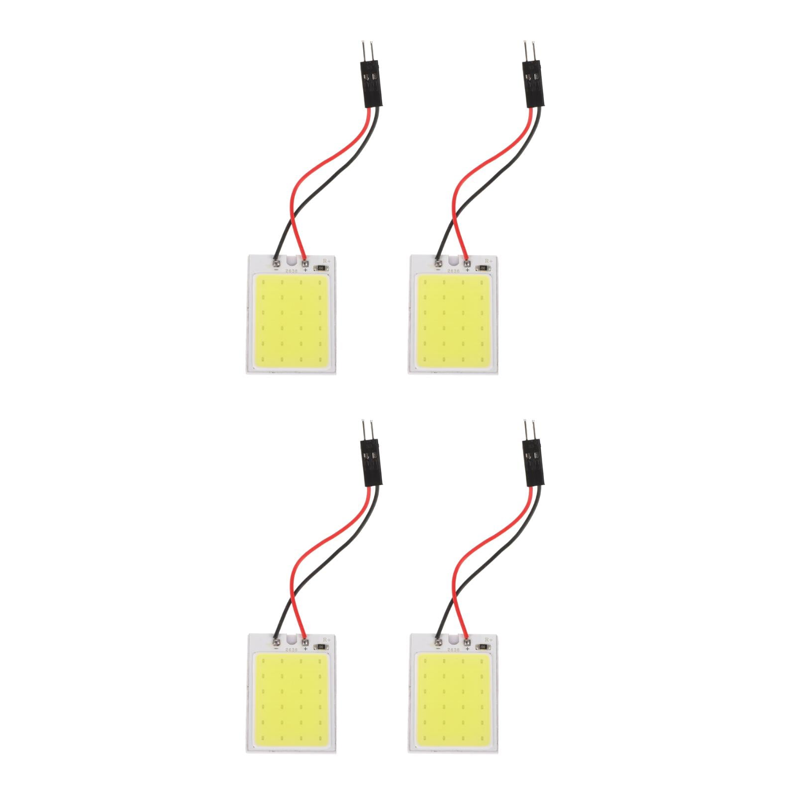 Raindrops Hemoton 4 pcs LED Car Interior Lights Vehicle Dome Map ...