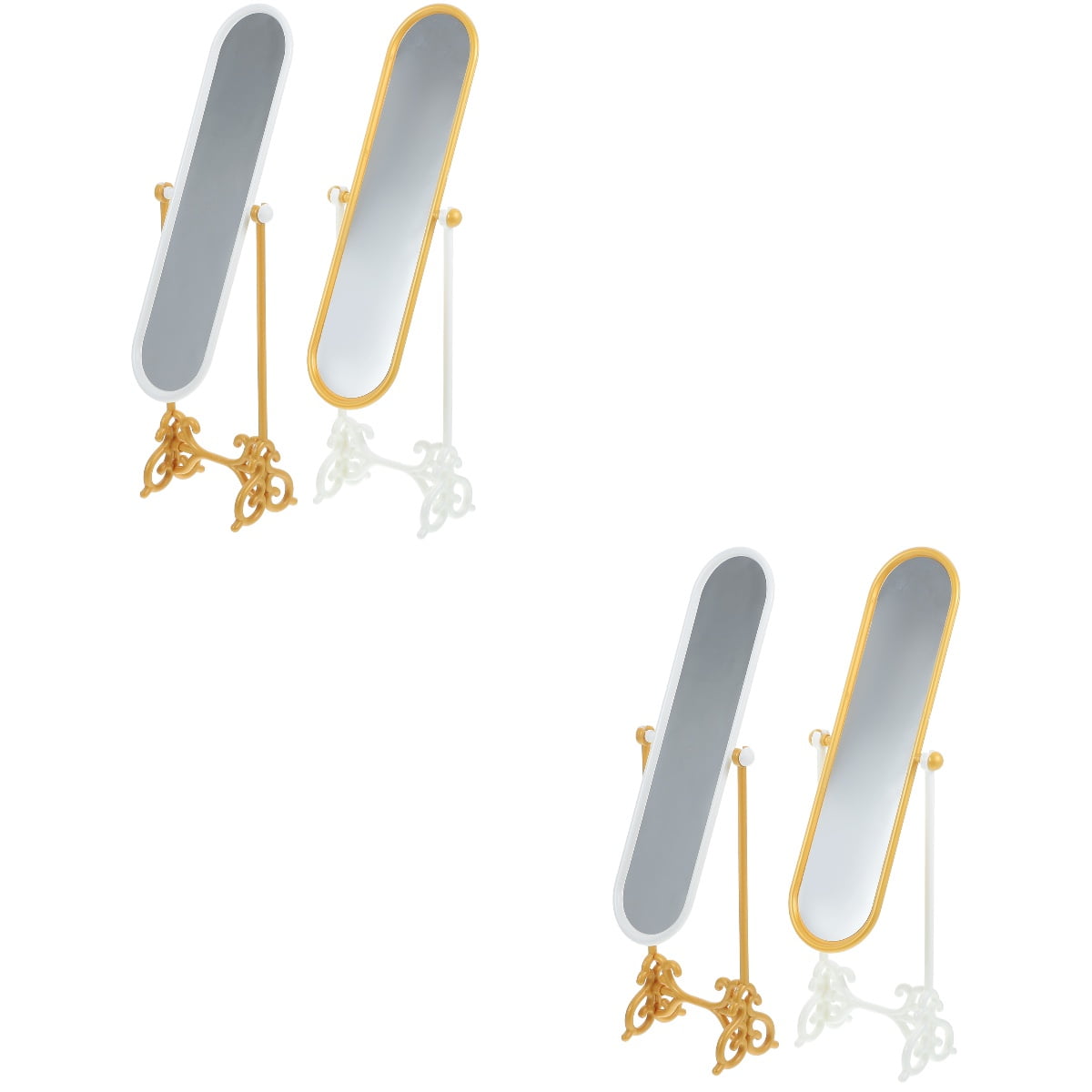 Raindrops 4 pcs Mini Dressing Mirrors Tiny House Mirrors Toy Dollhouse ...