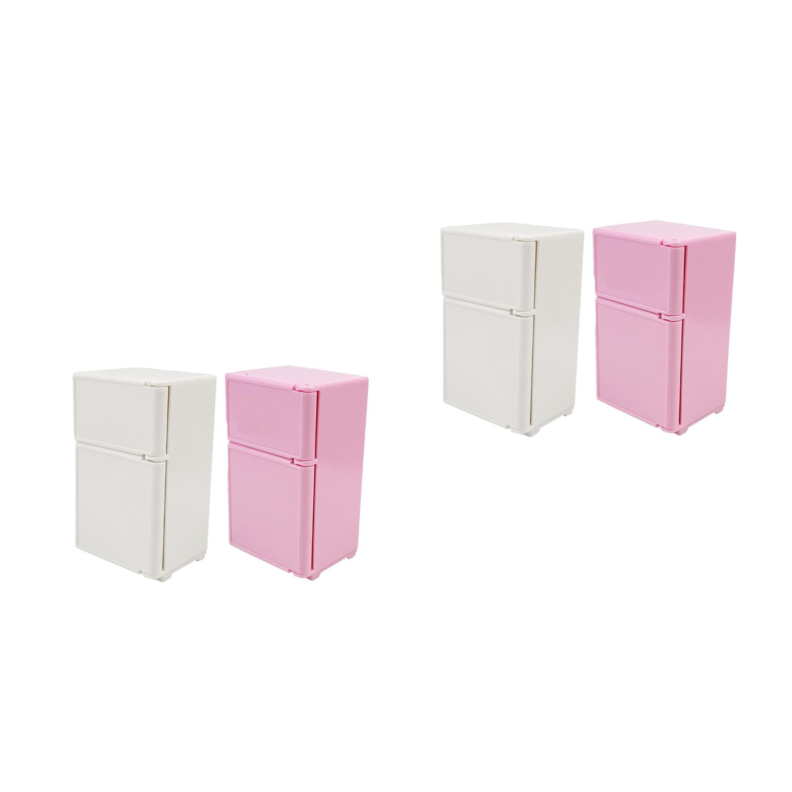 Raindrops 4 pcs Miniature Refrigerator Toys Mini Fridge Toys Mini ...