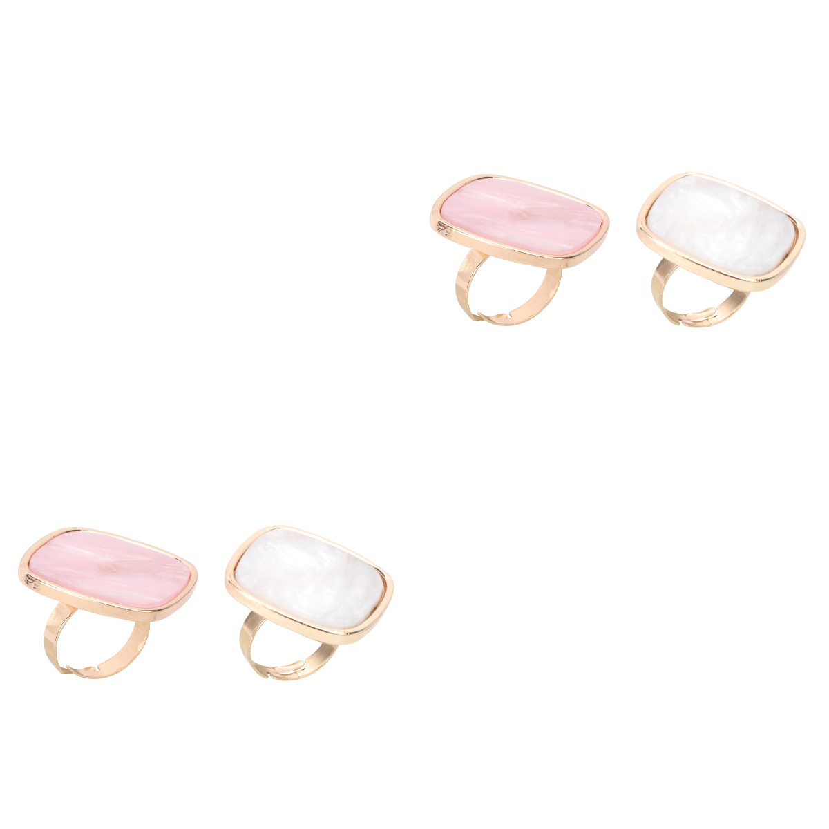 Raindrops 4 pcs Nail Tips Drawing Nail Color Palettes Shell Ring ...