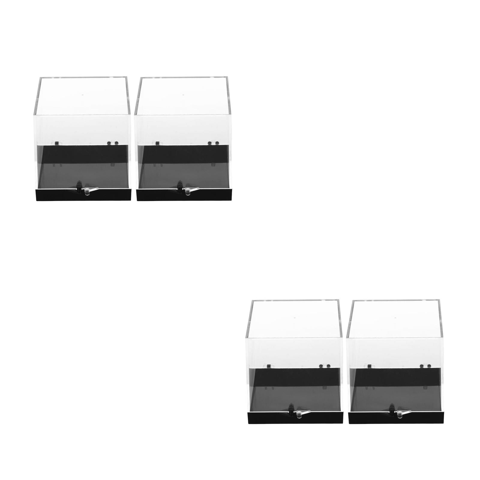 Raindrops 4 pcs Rock Display Box Storage Cube For Rock Collection ...