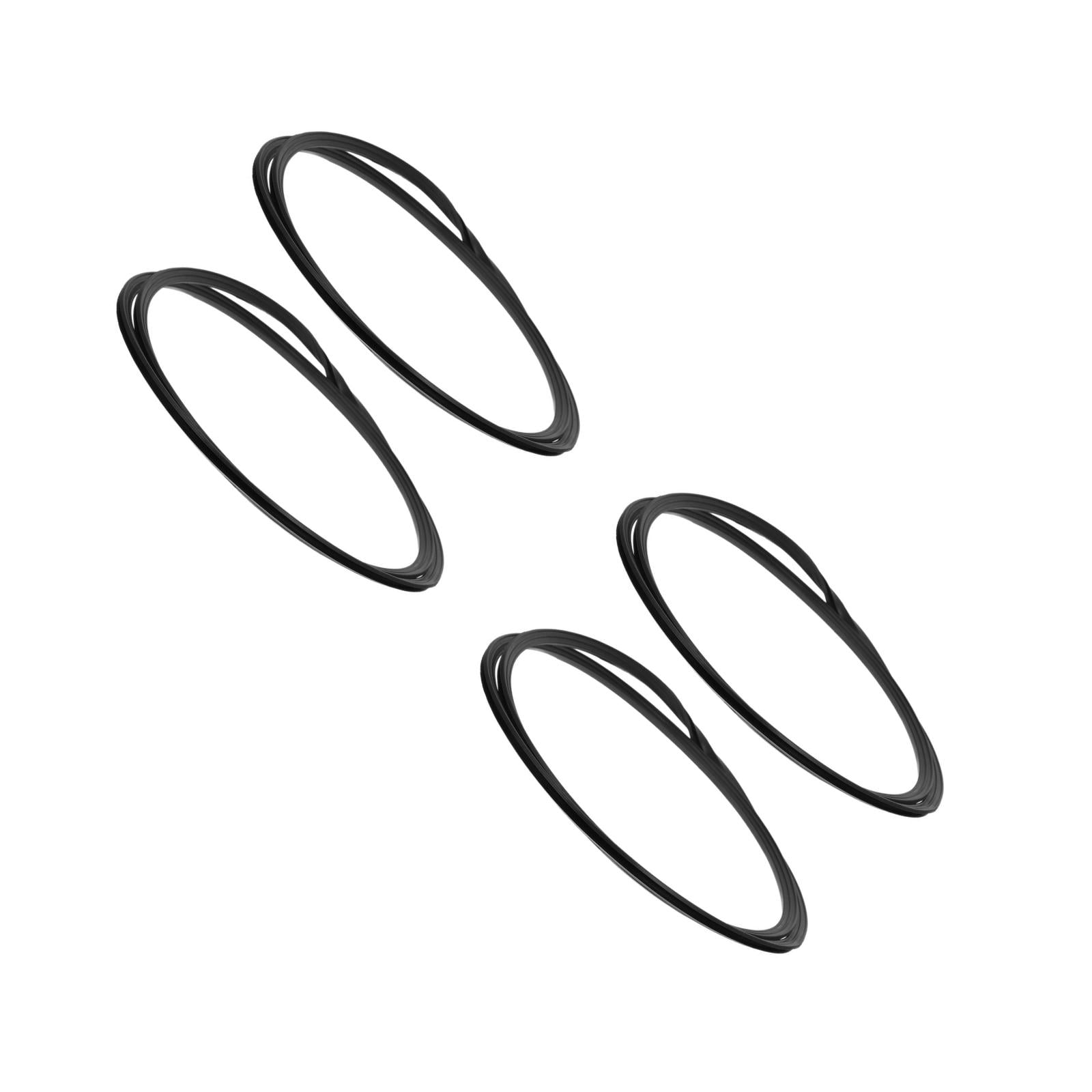 Raindrops 4 pcs Salon Chair Rubber Base Ring Gasket Non-Slip Floor ...