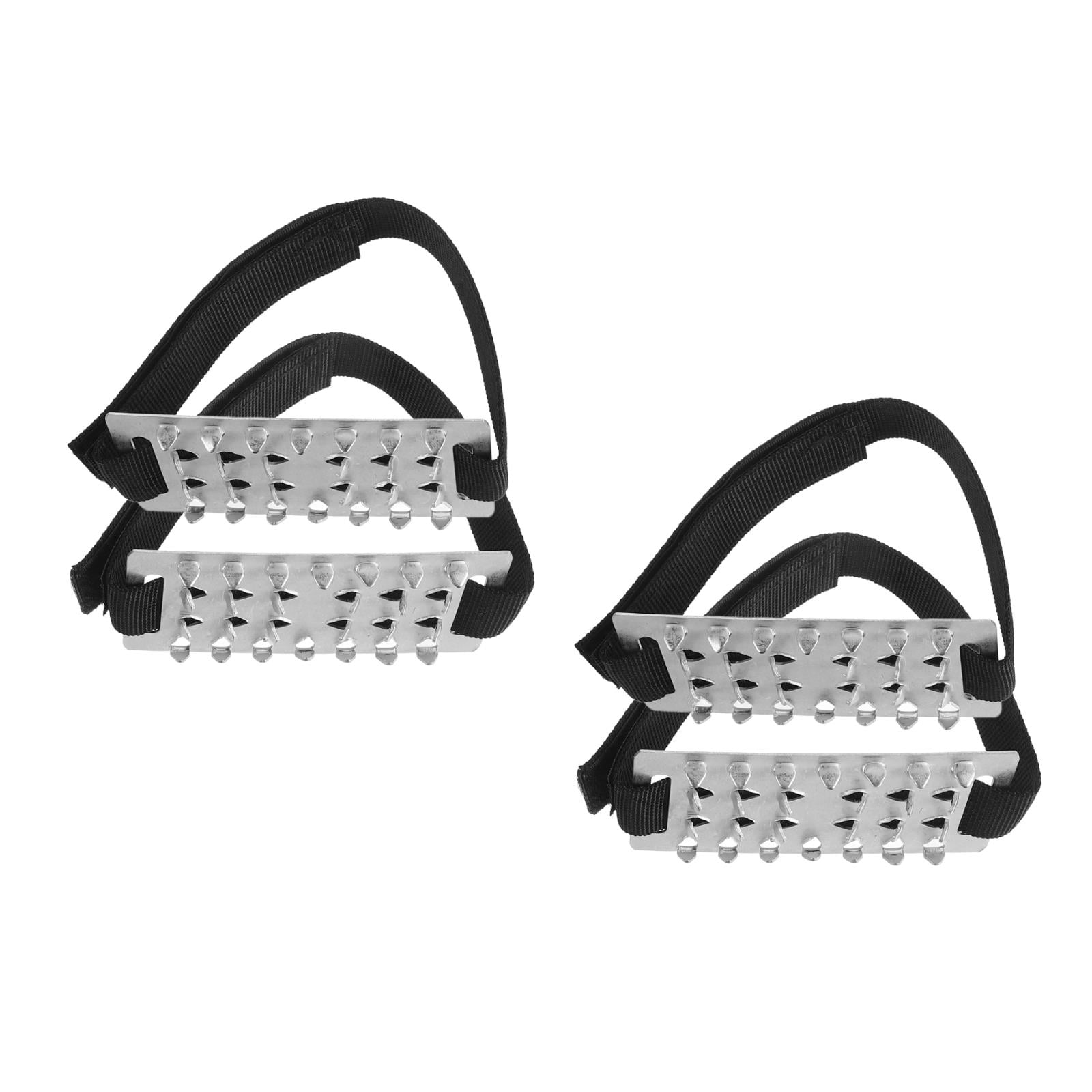 Raindrops 4 pcs Shoes Crampons Shoes Traction Snow Grips Climbing Shoes Crampons Boots Gripper ...