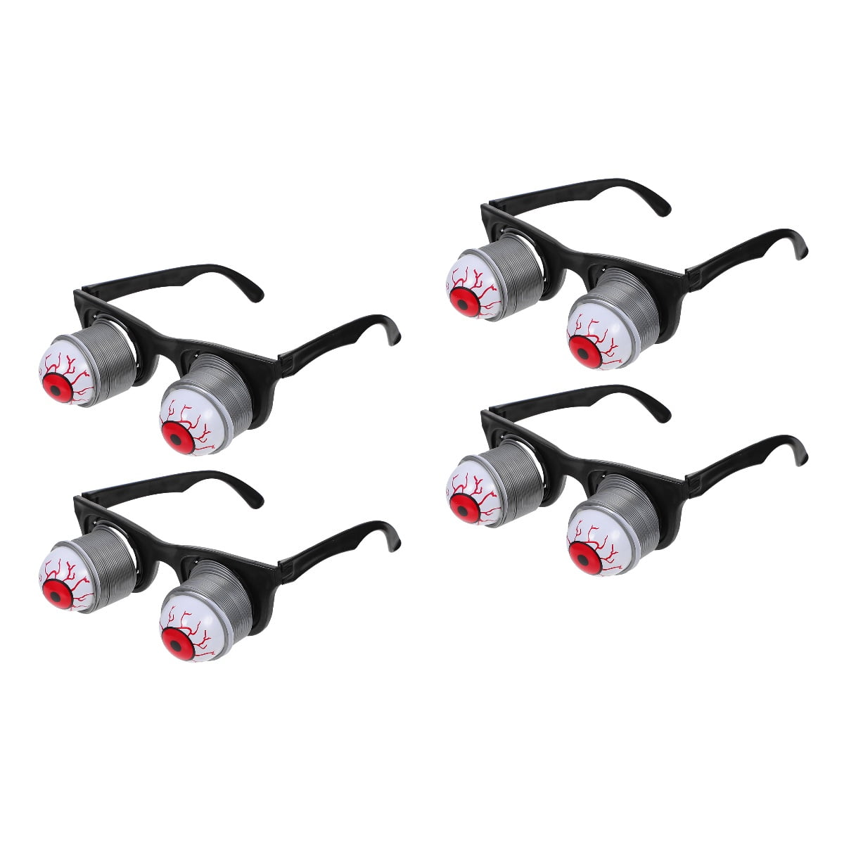 Raindrops 4 pcs Spring Eyeball Glasses Prank Eyeballs Props Scary ...