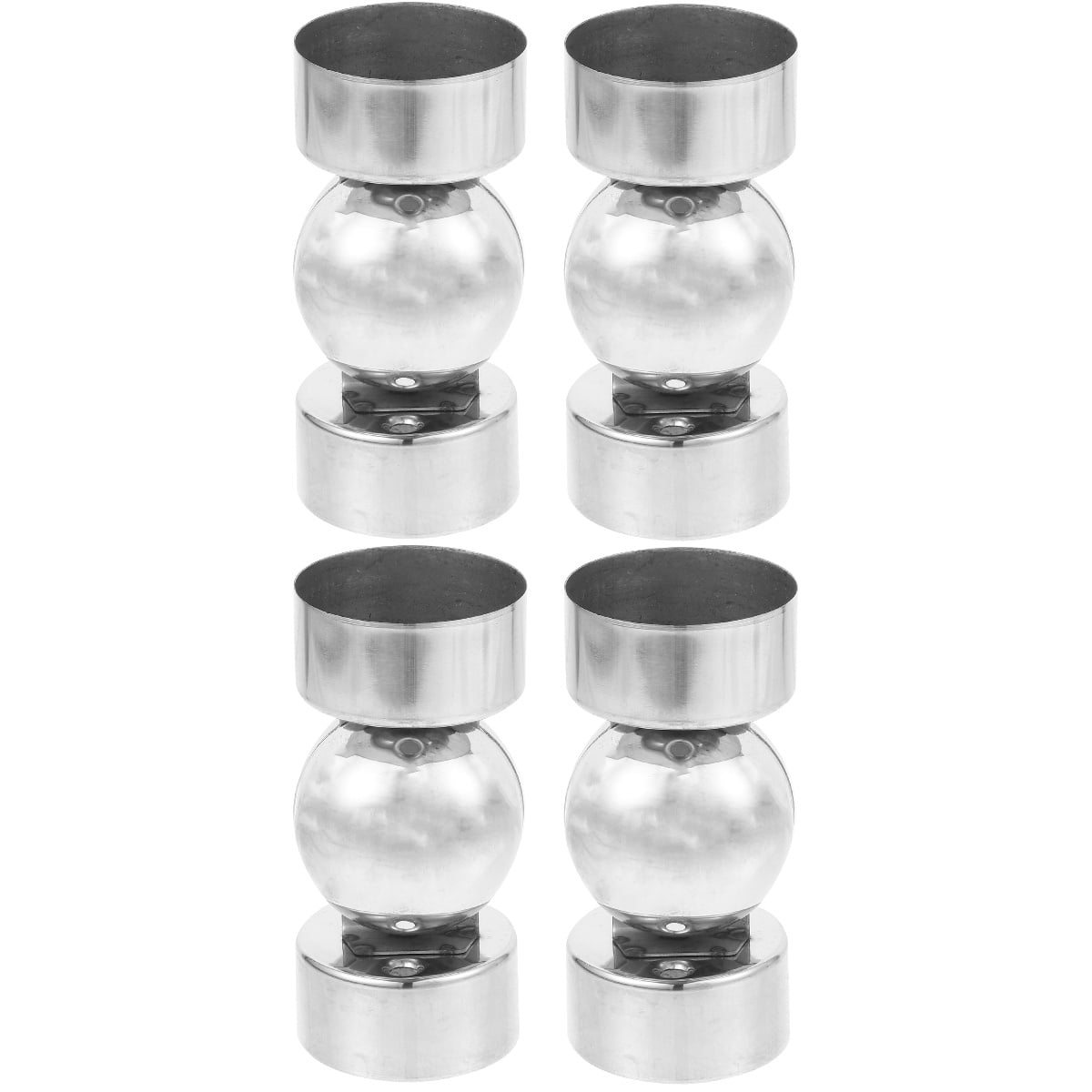 Raindrops 4 pcs Stainless Steel Handrail End Covers Staircase Handrail ...