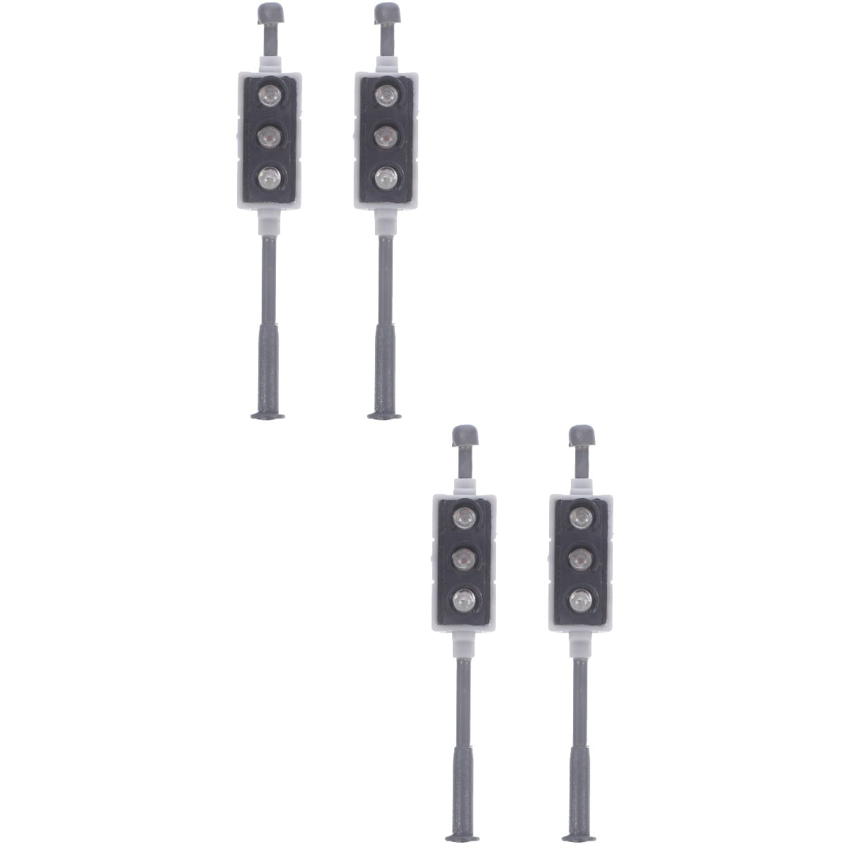 Raindrops 4 pcs Train Railway DIY Signal Scenery Landscaping Signal ...