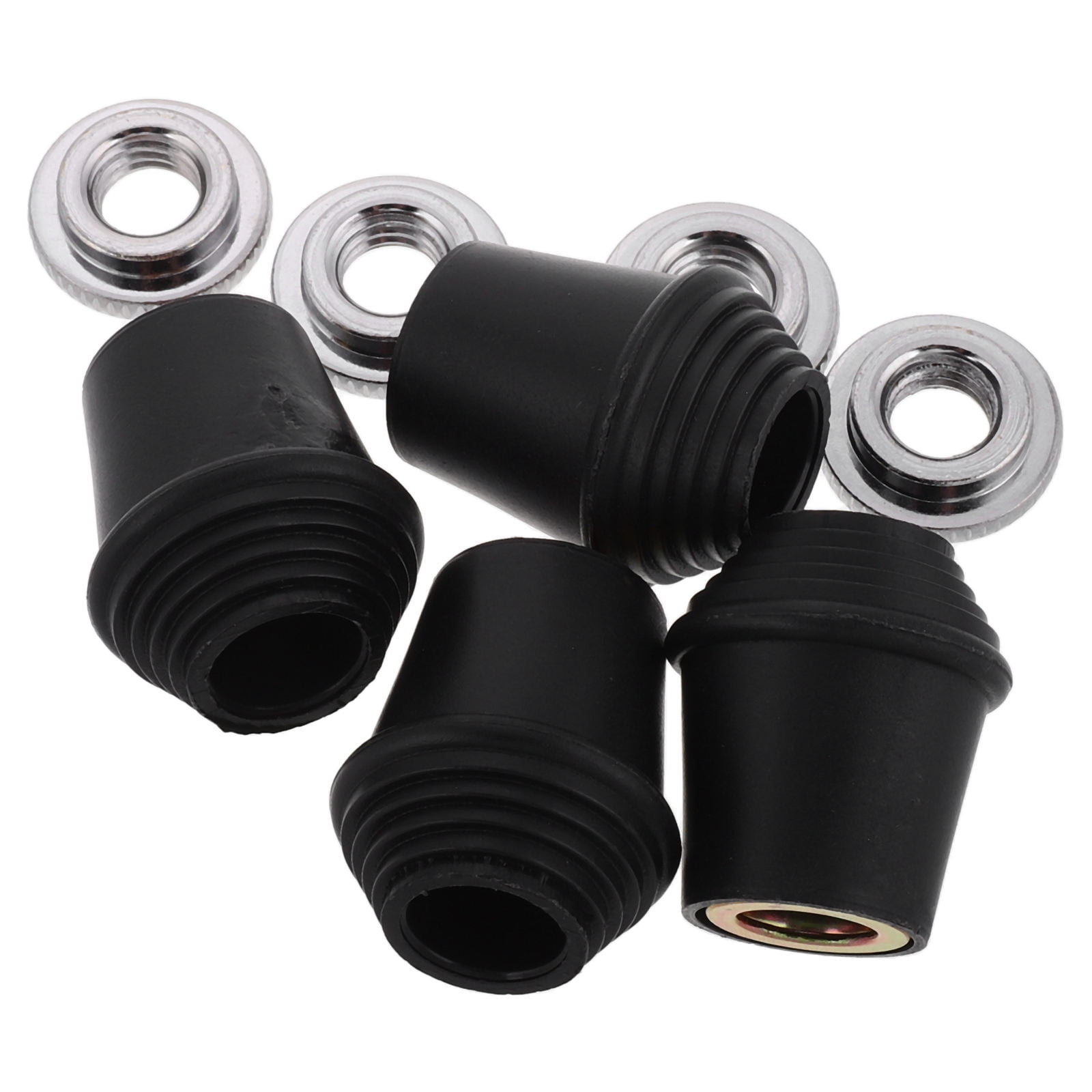 Raindrops 4 pcs Universal Drum Leg Stand Base with Threaded Rubber Feet ...