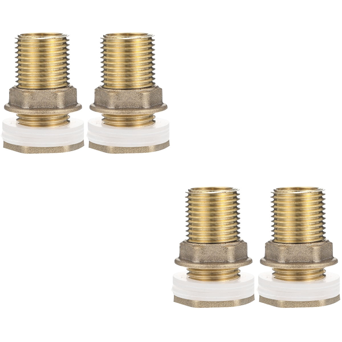 Raindrops 4 pcs Water Tank Connectors 1/2" Male 3/8" Female Threaded ...