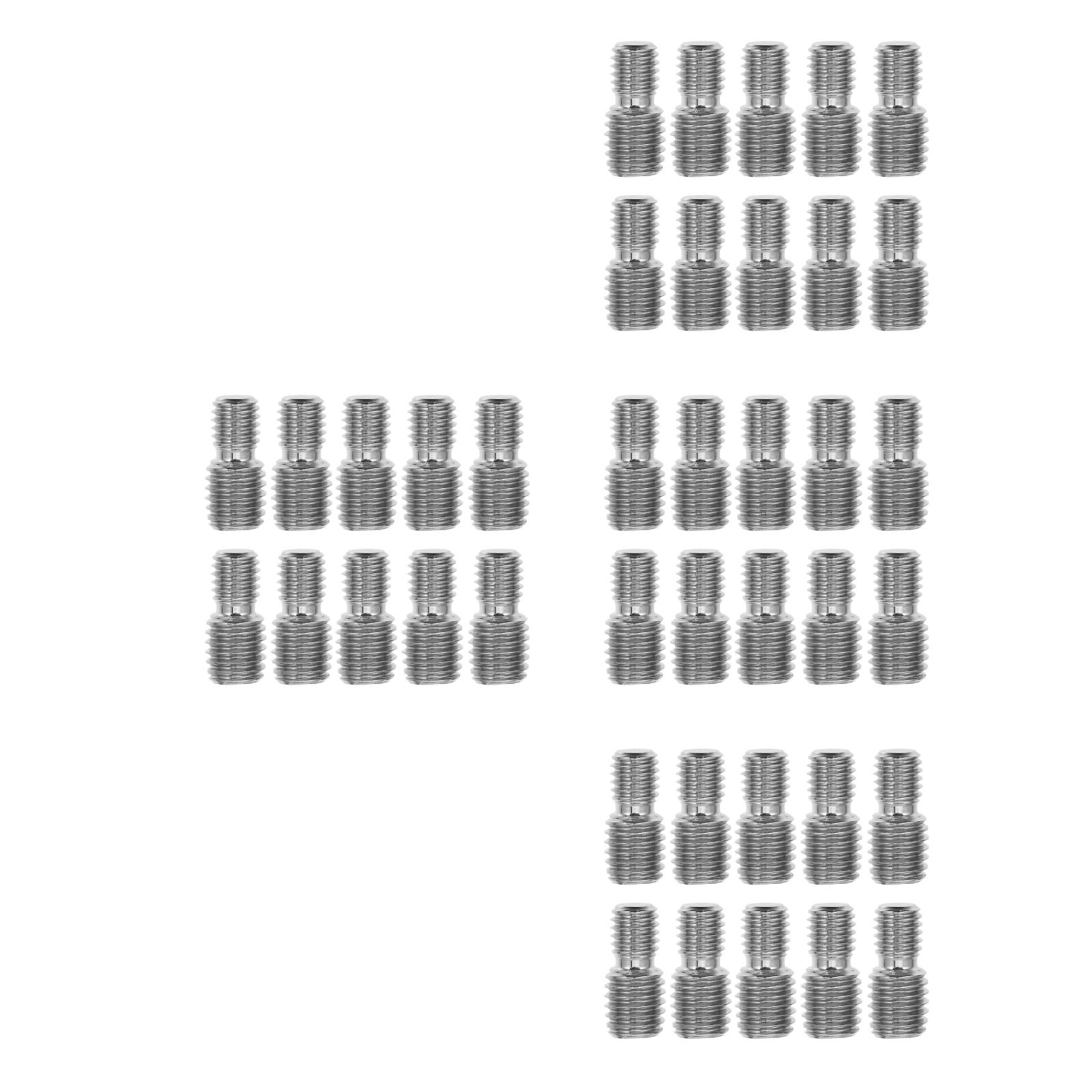 Raindrops 40 PCS Stainless Steel Double End Threaded Screws Bolts ...