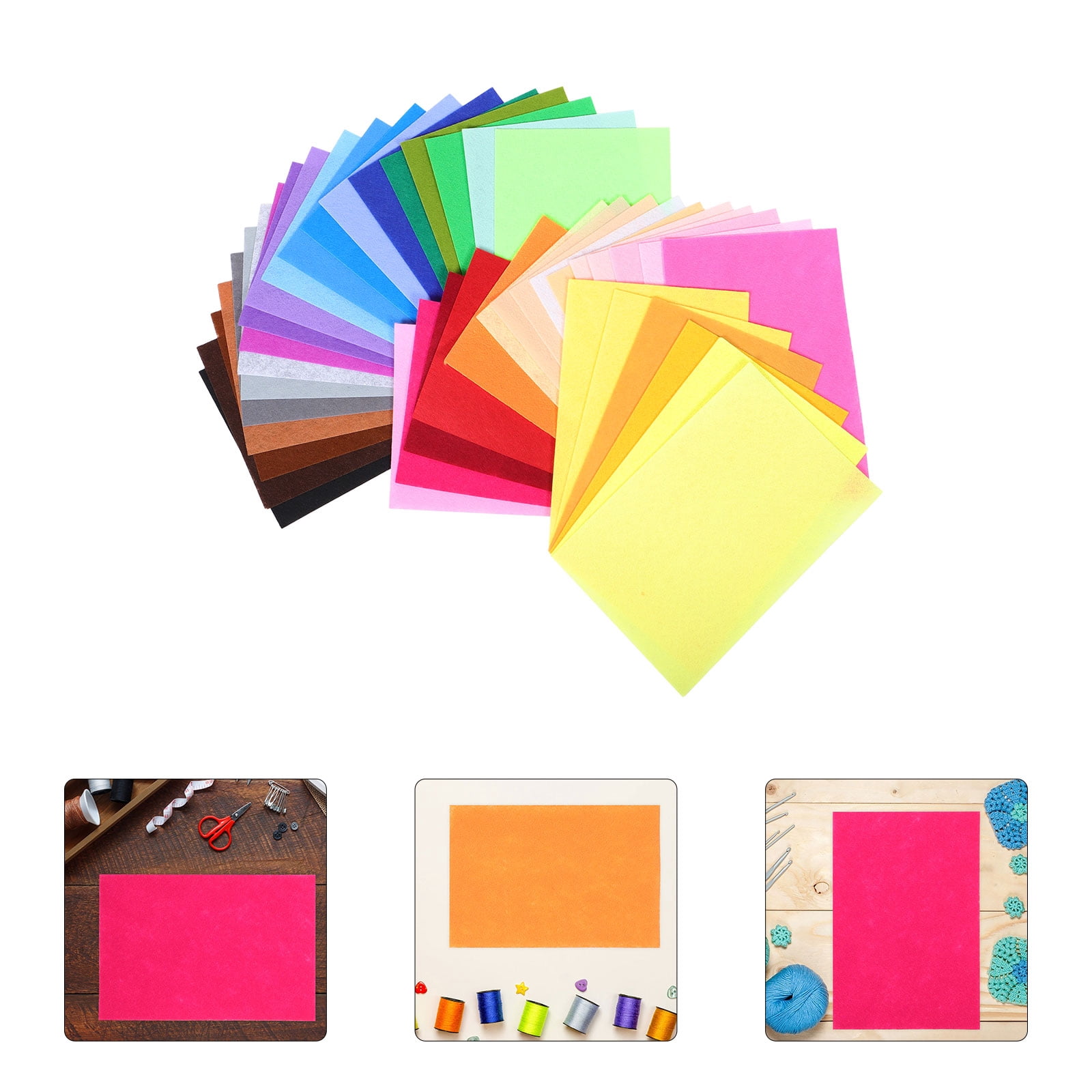 Raindrops 40 Pcs Decorative Craft Felt Colored Nonwoven Fabric ...
