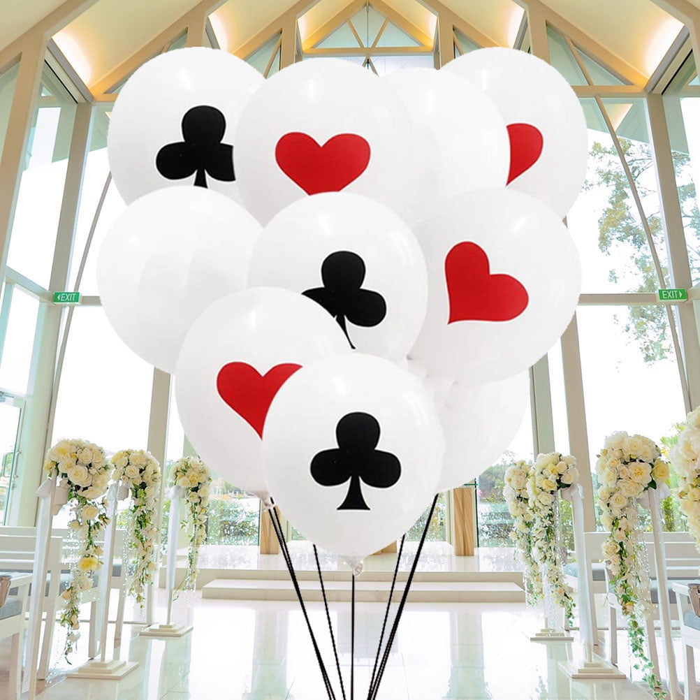 Raindrops 40 Pcs Happy Birthday Balloon Number Balloons Poker - Walmart.com